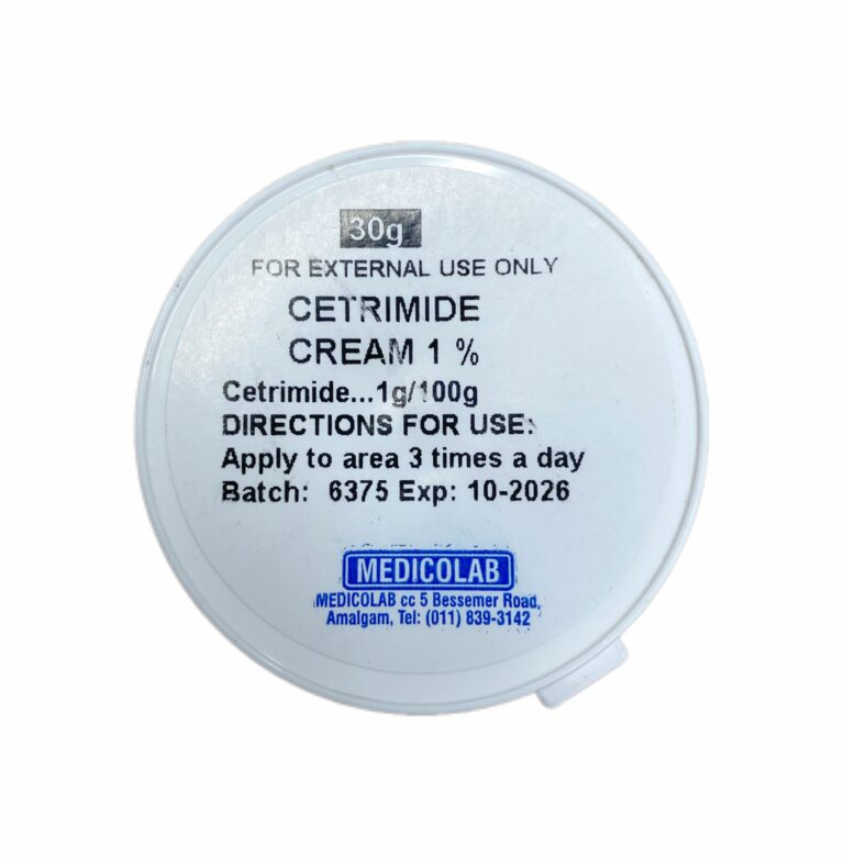Medicolab Cetrimide Cream 30g - Wild Medix